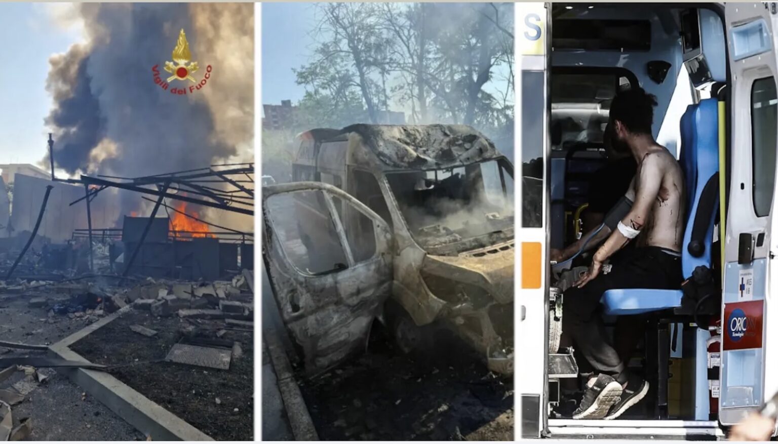 Esplosione a Roma oggi: la fuga di gas e il boato nel distributore Gpl ...